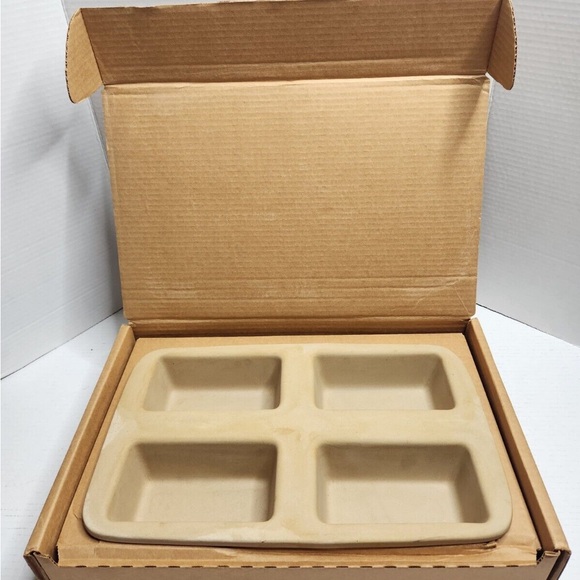 Pampered Chef | Kitchen | Pampered Chef Stoneware Mini Loaf Pan Barley ...